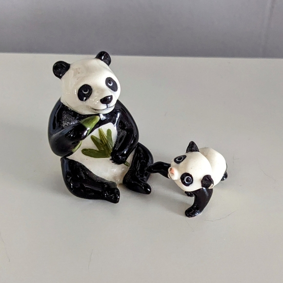 Accents | Mama Baby Ceramic Pandas | Poshmark